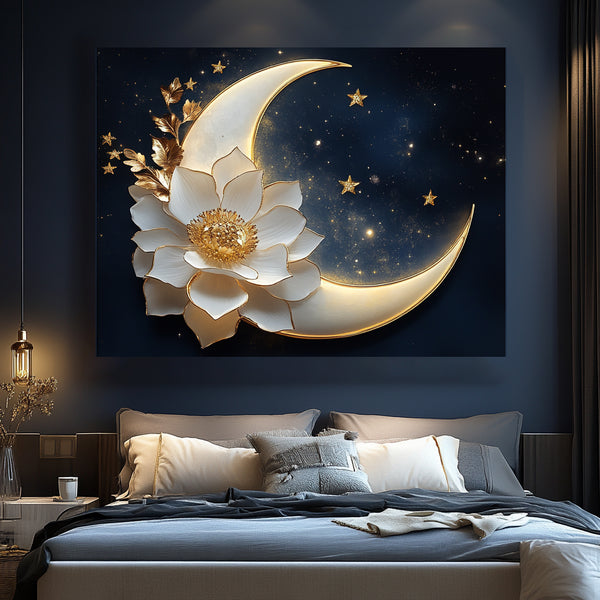 Home Wall Art: Midnight Bloom V5 - Sense for Decor
