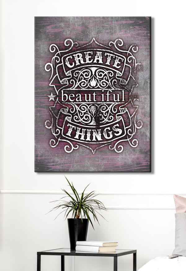 Vintage Style Art: Create Beautiful Things (Wood Frame Ready To Hang ...